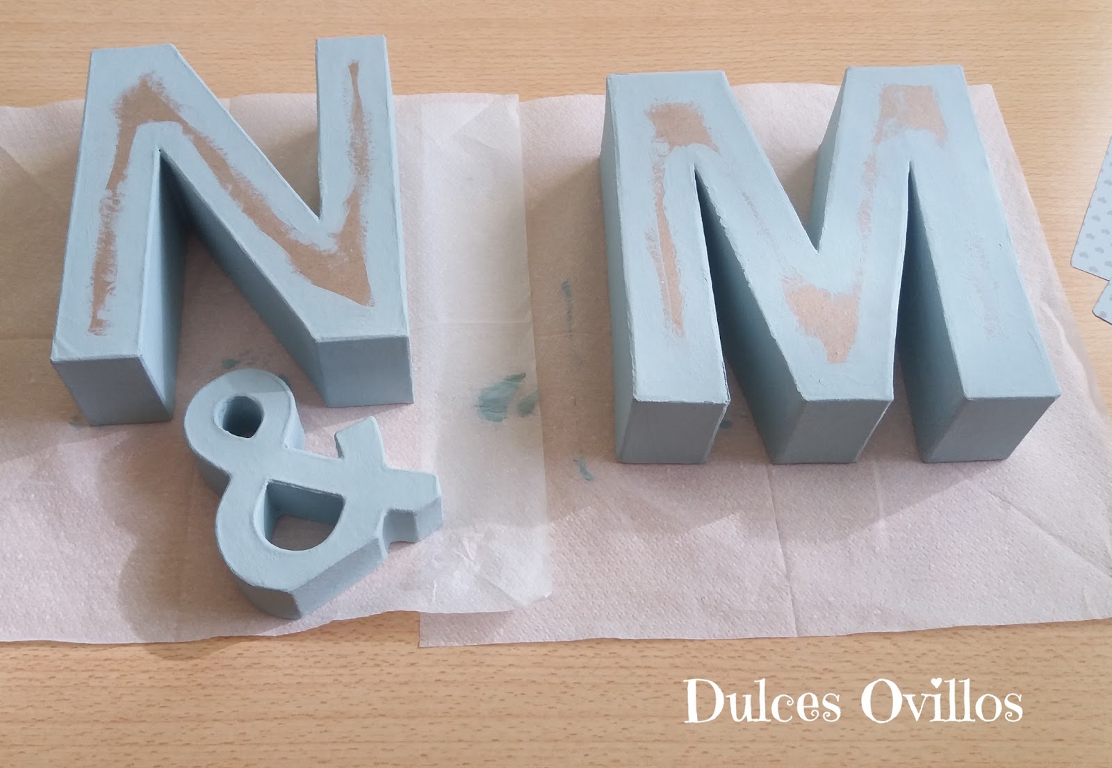 Dulces Ovillos: Letras decoradas - Decorated letters