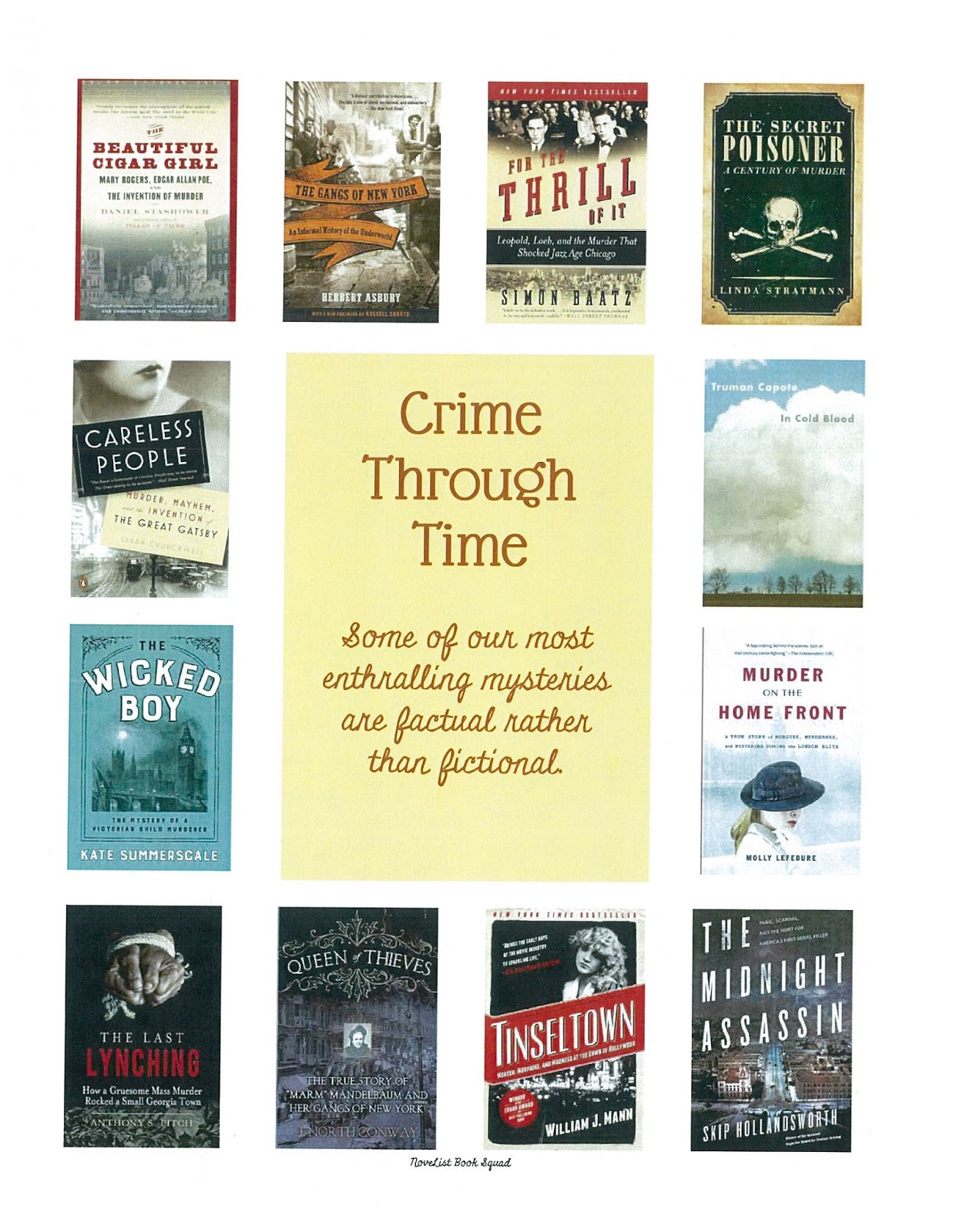 MTP Library Matters: True Crime Through Time