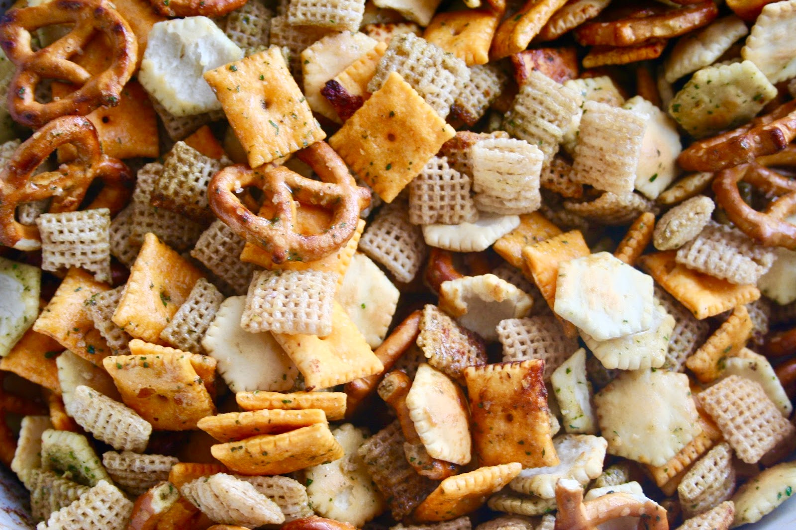 Slow Cooker Savory Ranch Chex Mix