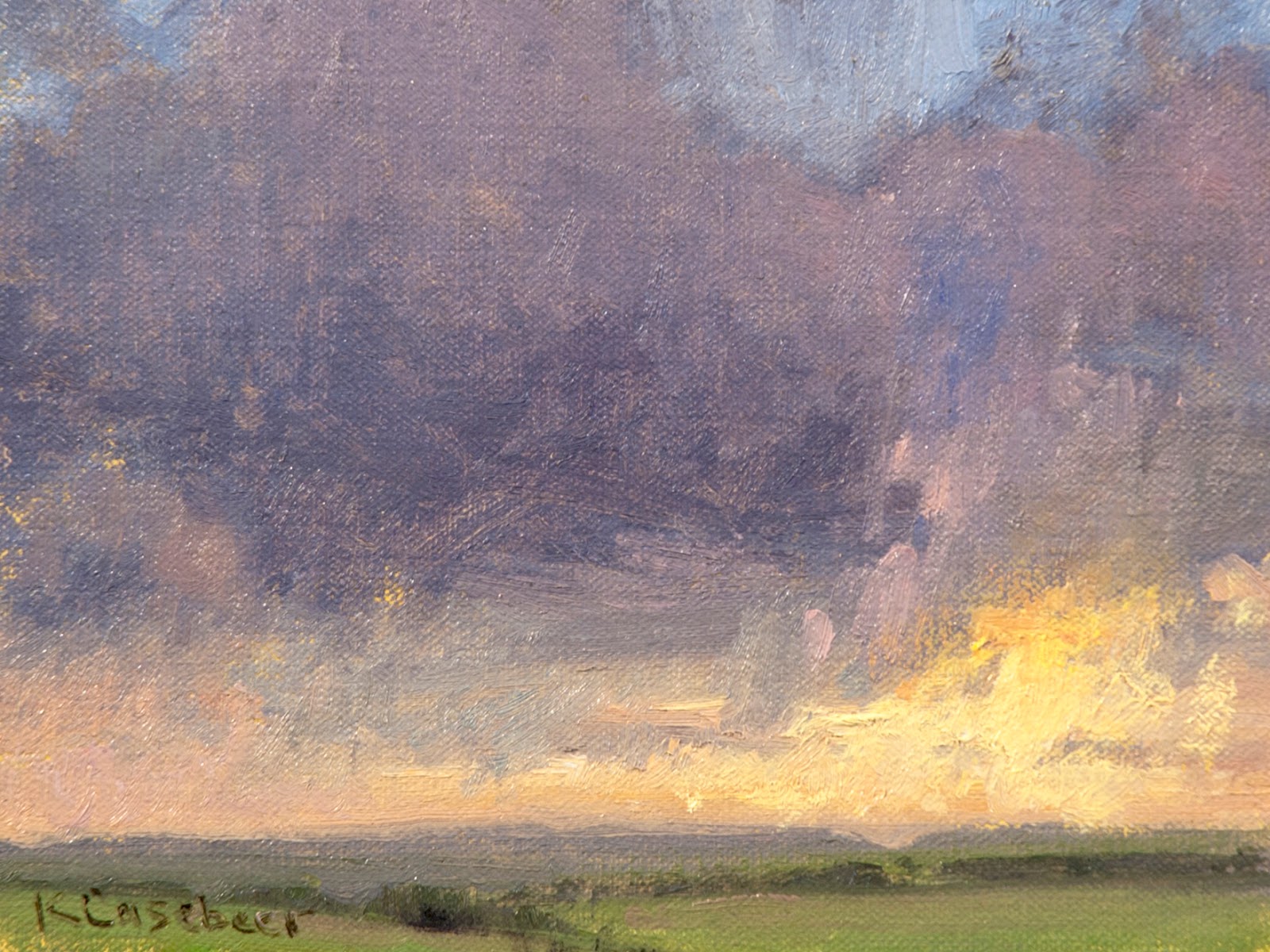 Adventures in Solitude: Rain Cloud up for auction on DailyPaintWorks.com