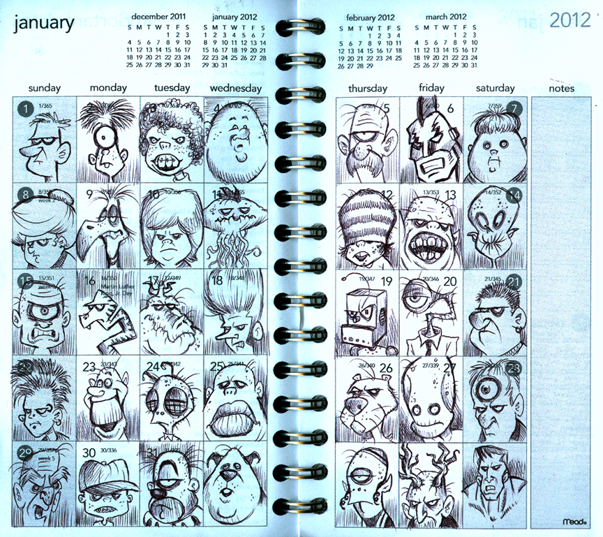 Bob Canada's BlogWorld: Return Of The Journal Doodles!