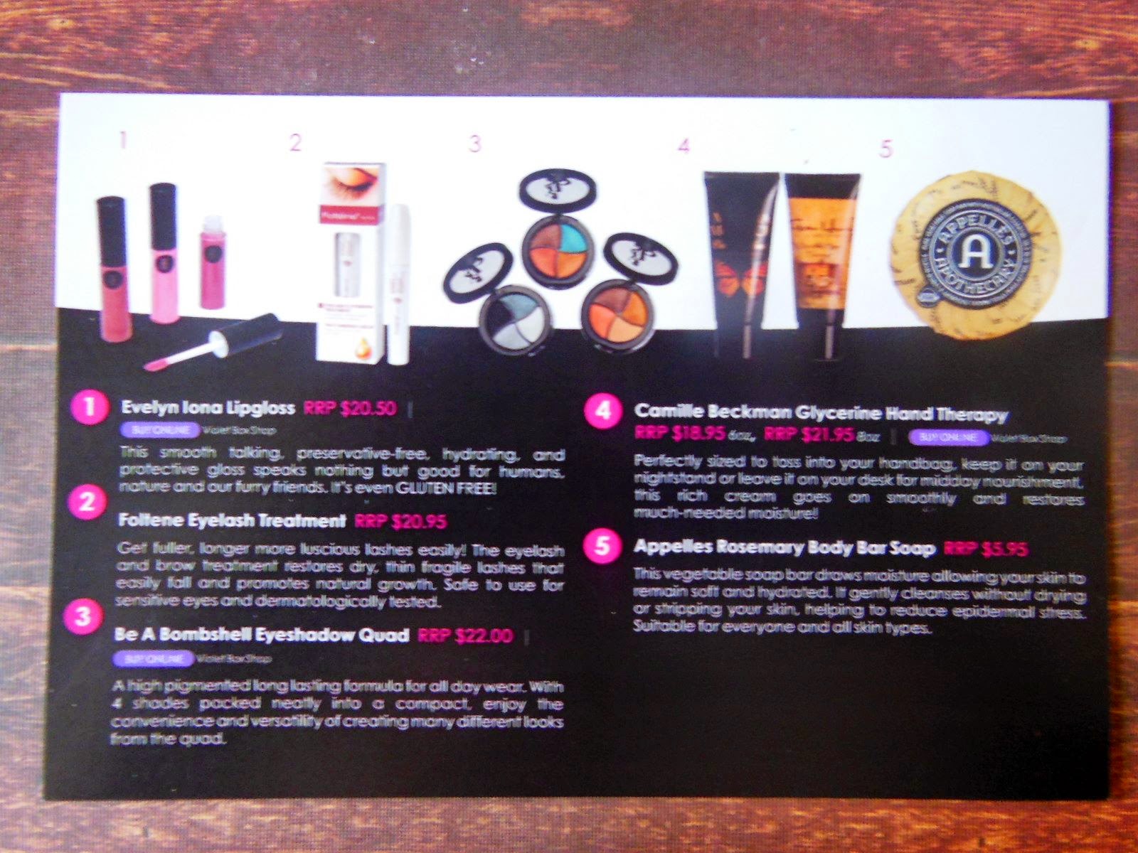 PRODUCT REVIEW: VIOLET BOX AUGUST 2014 | The Beauty & Lifestyle Hunter