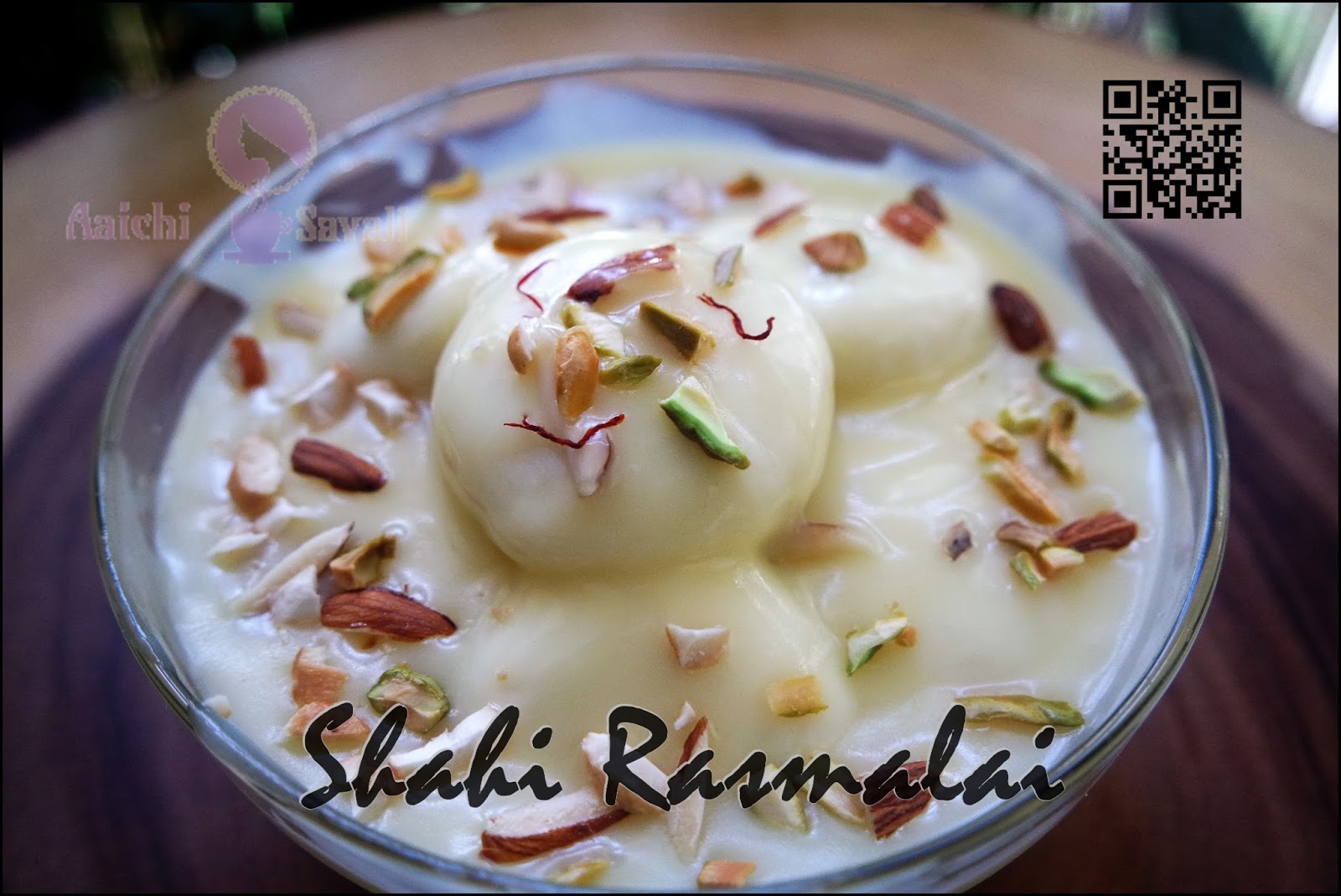 Soft, Spongy and Delicious Rasmalai / शाही रसमलाई - Aaichi Savali