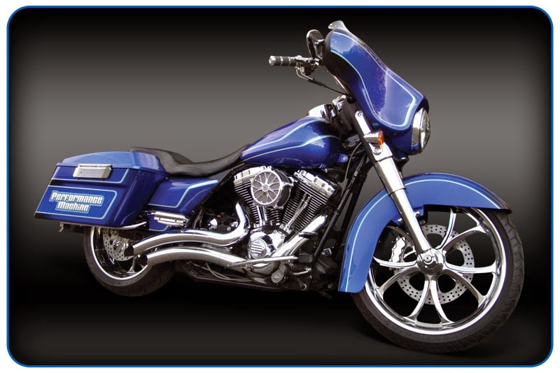 biker excalibur II: Blue motorcyle