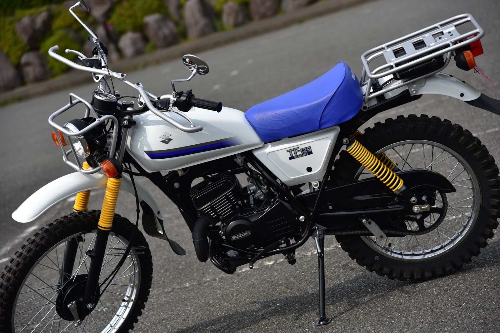 blueskyfuji: スズキ TF125はたぶん最強の廃道探検隊！ 7時間試乗