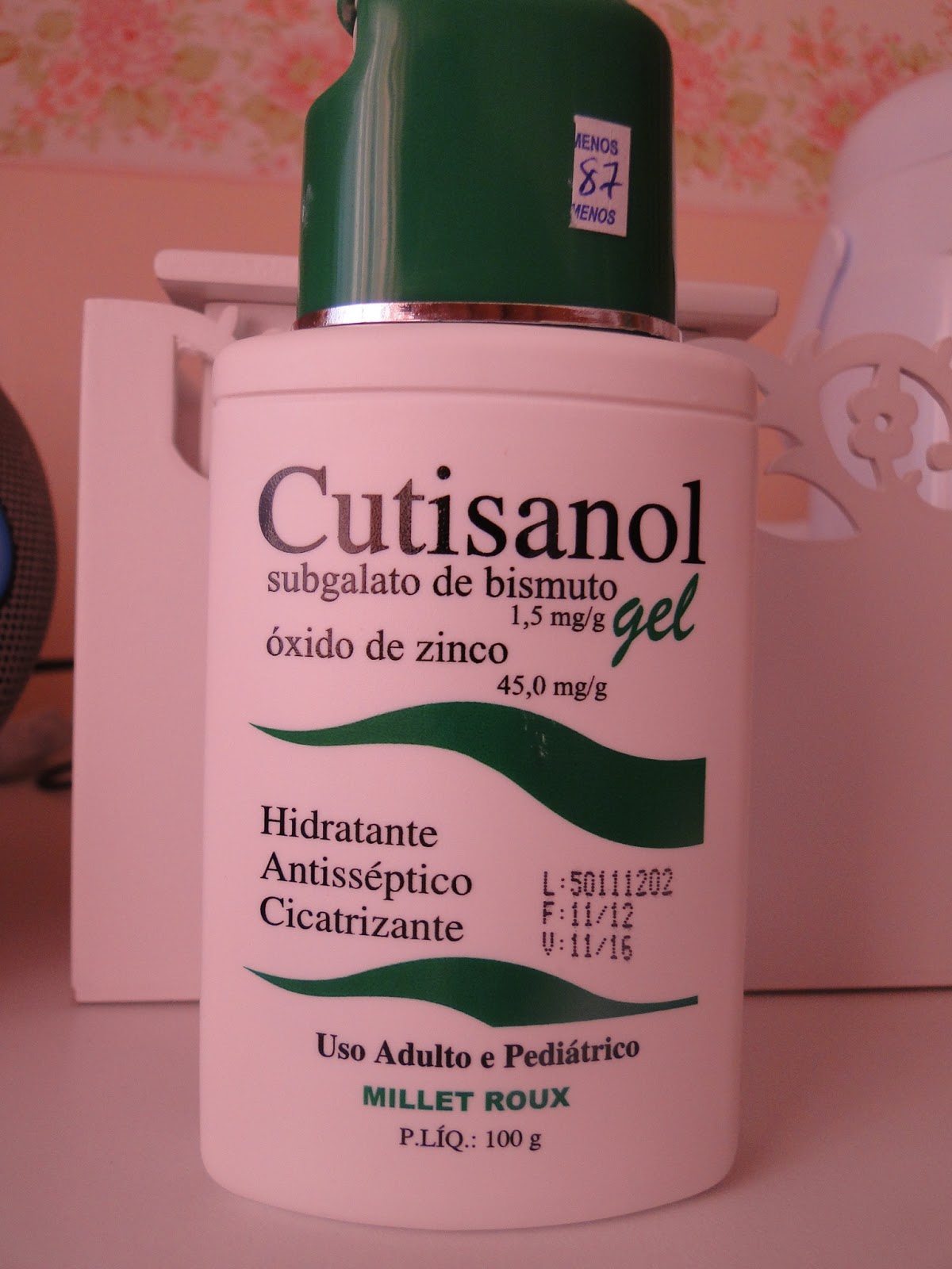 Creme antiassaduras Cutisanol Gel | Selo Mamãe de Qualidade