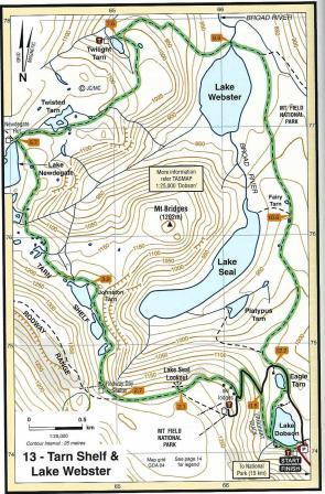Di's Walk a Month: 21 Apr 2013 - Tarn Shelf, Mt Field