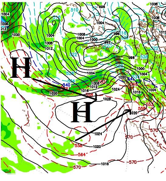 A Tale of Two High Pressure Systems