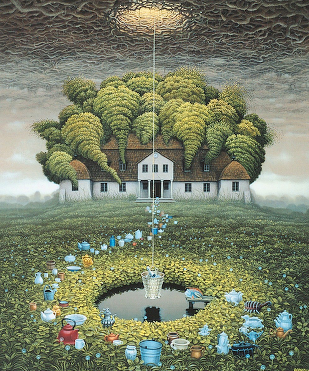 Arte y Actividad Cultural: Cuadros de Paisajes Surrealistas, Jacek ...