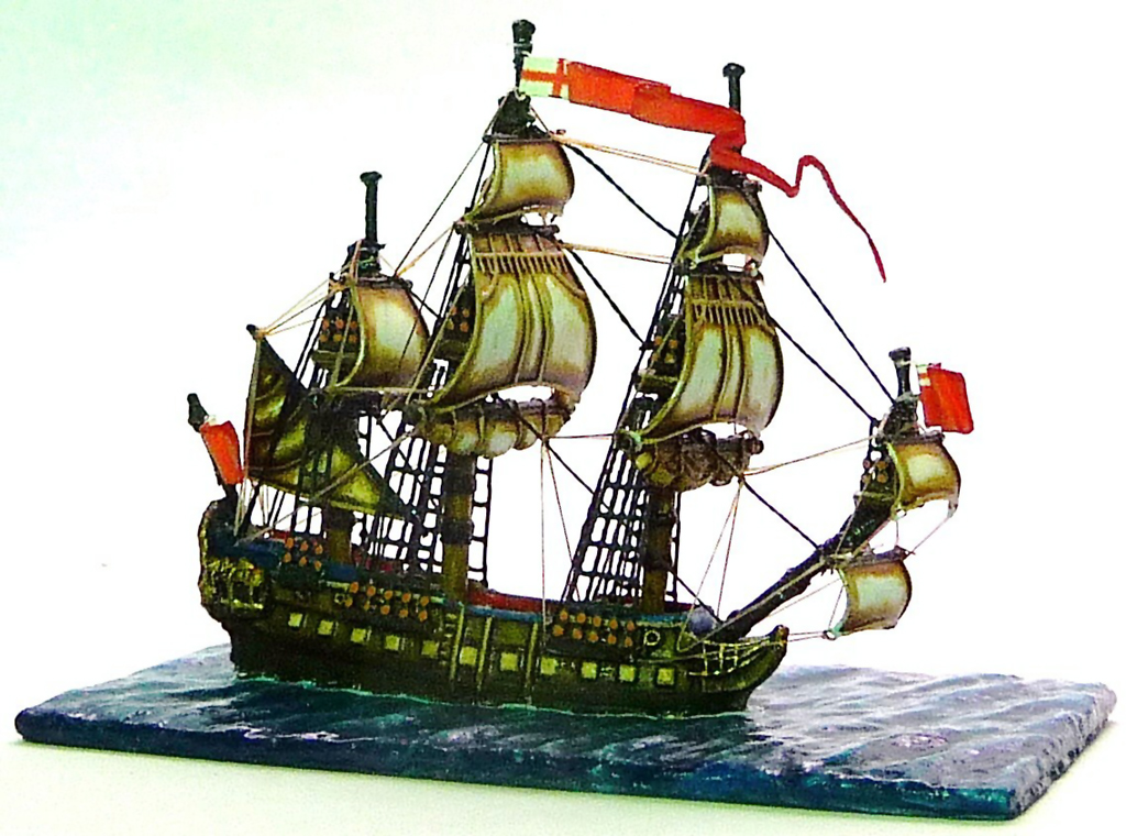 Mike's Leadpile: Ye 1:1200 scale Anglo-Dutch Wars: British 5th rate