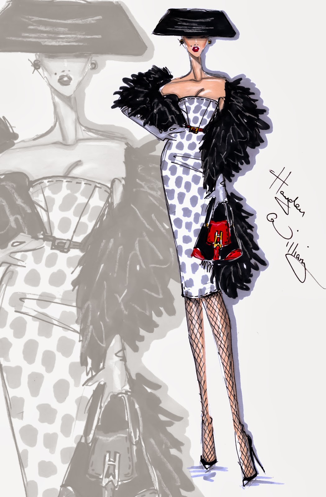 Hayden Williams Fashion Illustrations: 'Who's That Lady?' by Hayden ...