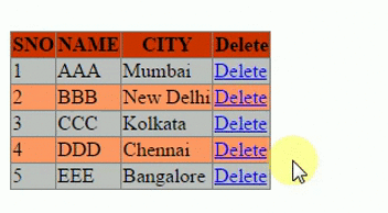 Delete Selected Row in GridView Without Using SQL Database Connection ...