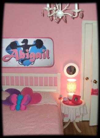 Adventures in Decorating & Design: Cars Mural and Cheerleading Mural