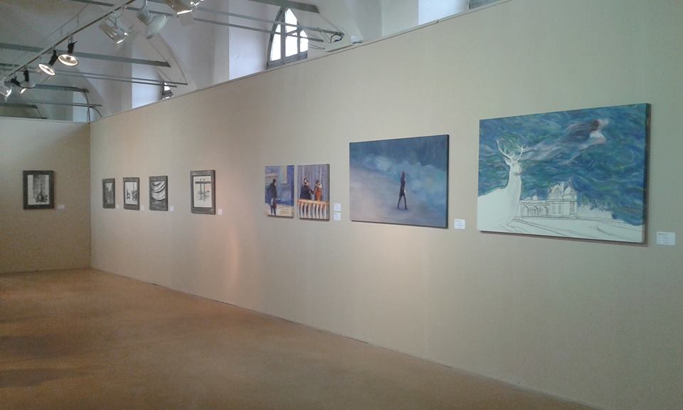 Spazio colorato: Allestimento Saluzzo Arte 2017