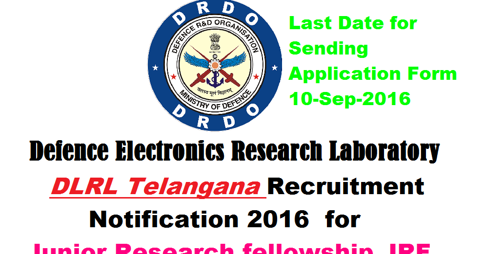 Defence Electronics Research Laboratory DLRL Telangana Recruitment ...
