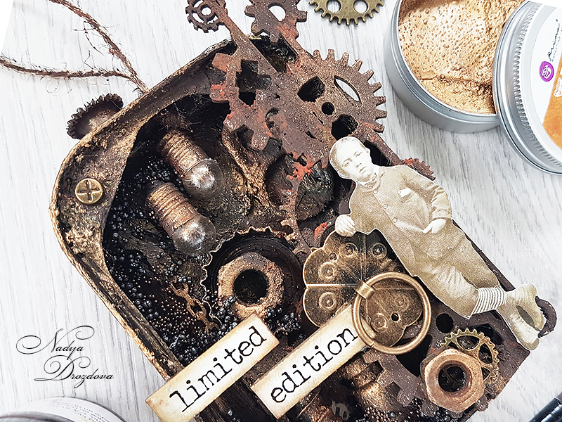 Mixed Media Place: Altered project for beginners by Nadya Drozdova