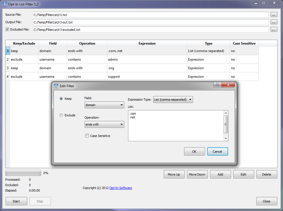Opt-In Software: 2012