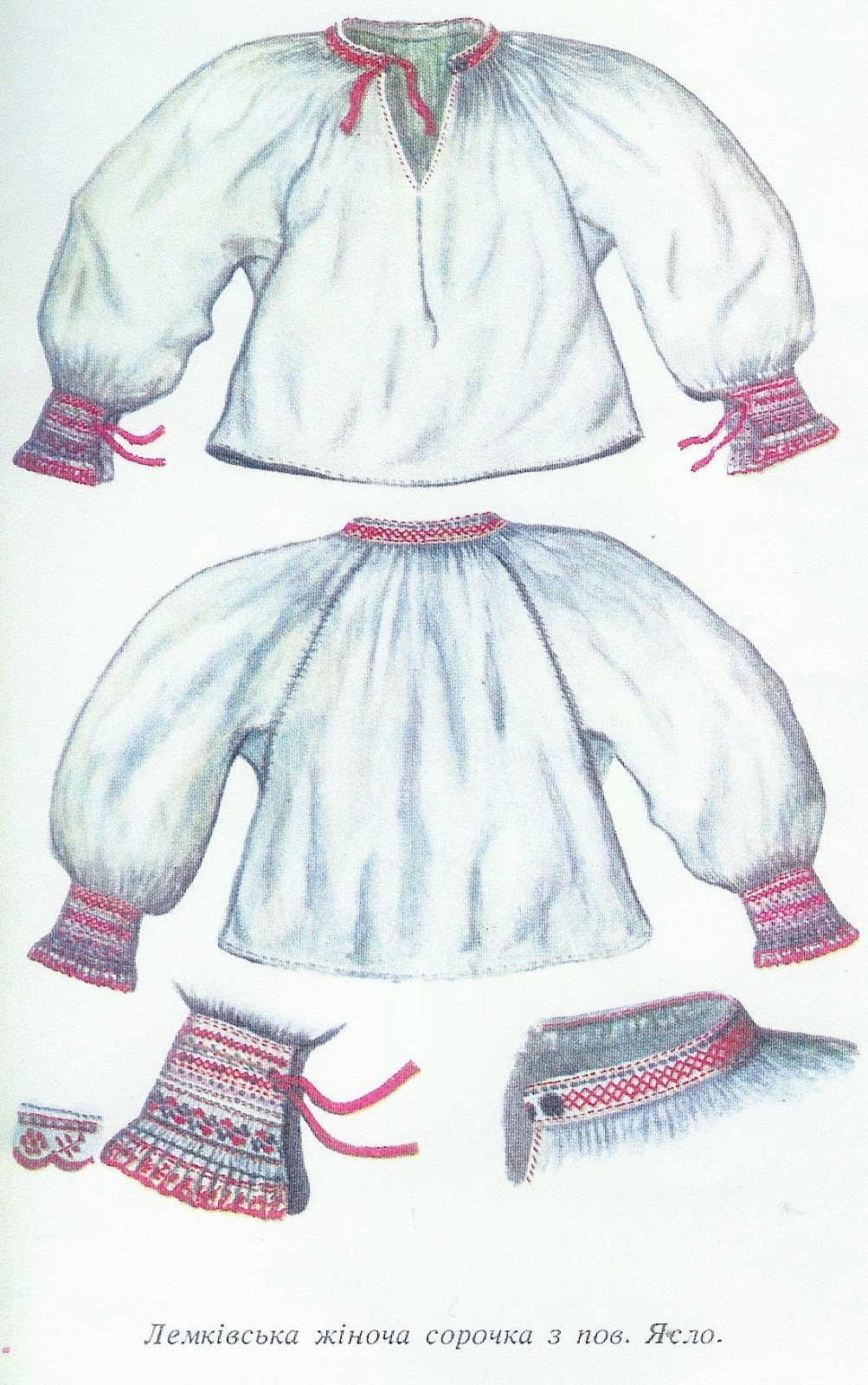 FolkCostume&Embroidery: Overview of the costumes of the Lemkos / Rusyns ...