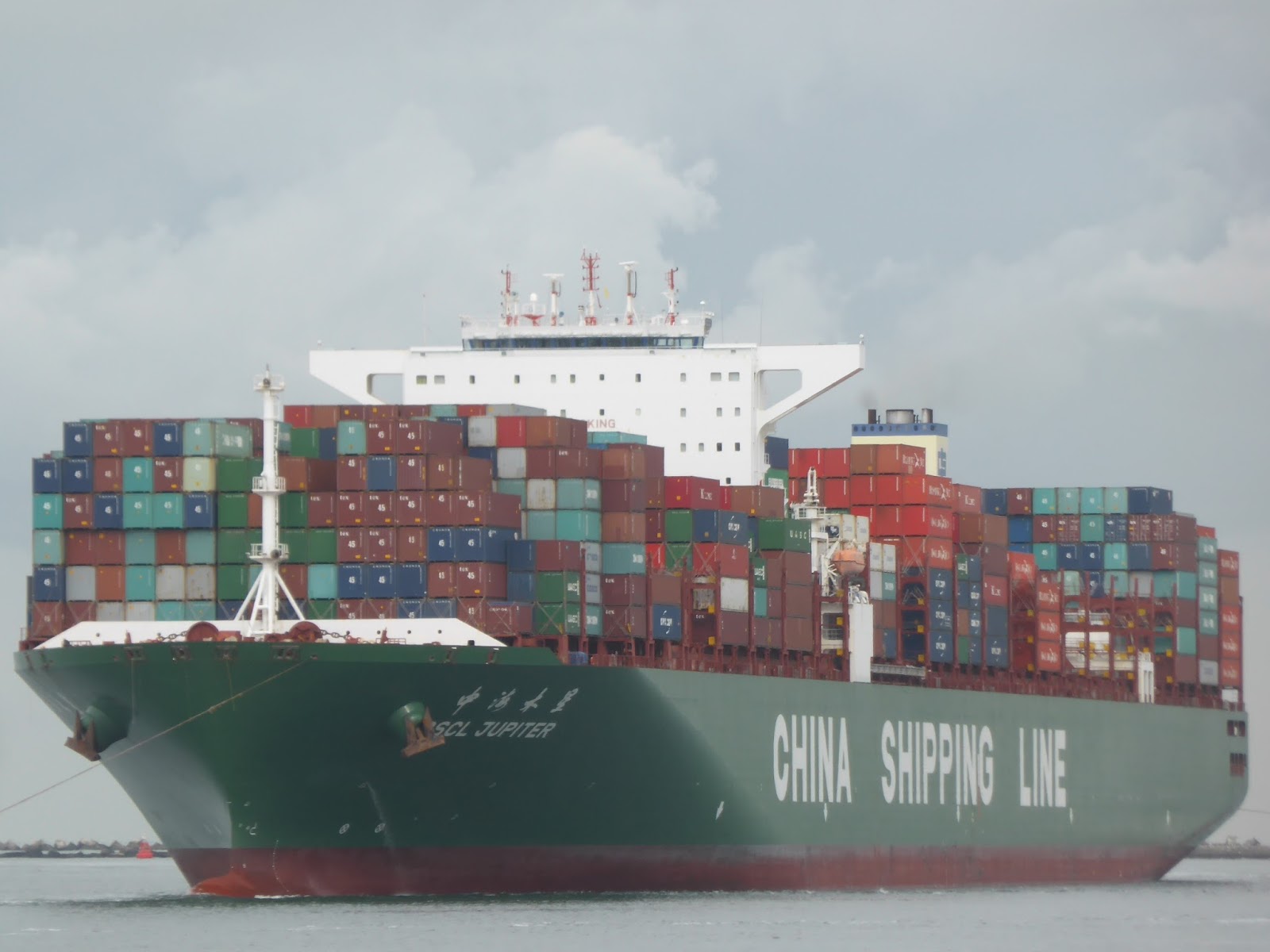 Scheepvaarthoek: CSCL Jupiter