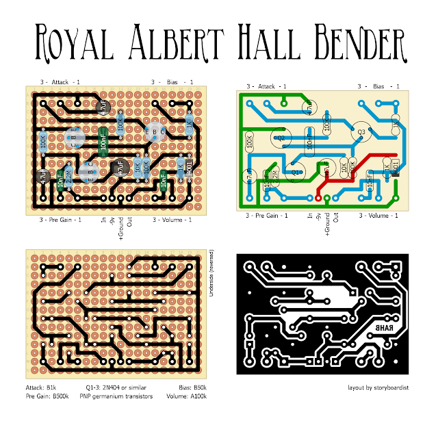 Perf and PCB Effects Layouts: Royal Albert Hall Bender