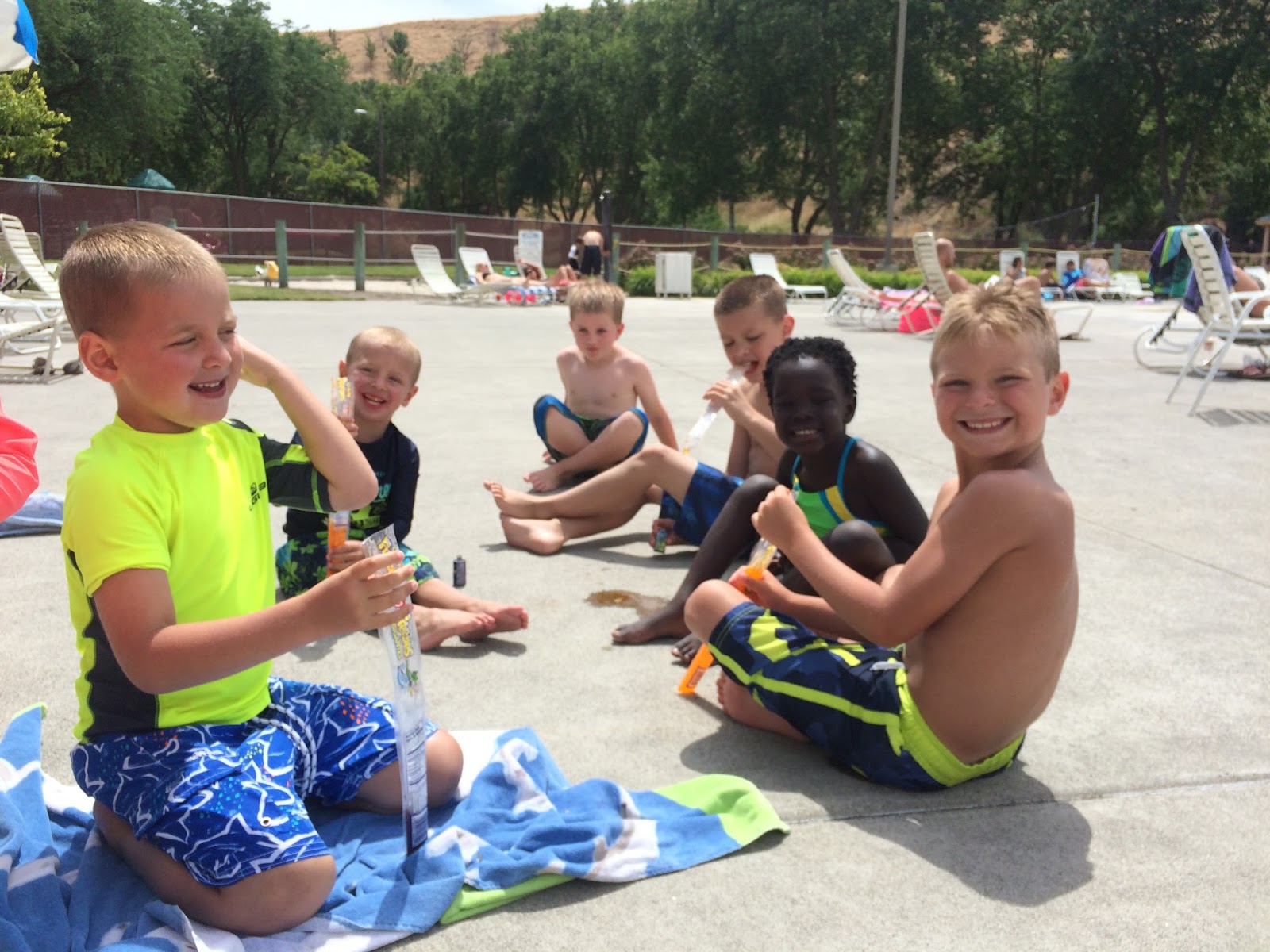 The Pemberton's: Summer = pool time