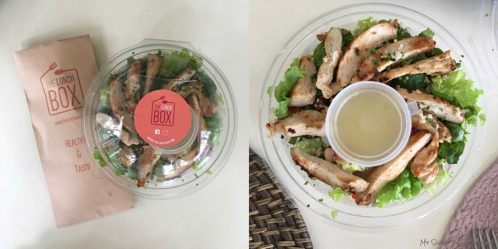 My Sweet Mauritius: THE LUNCH BOX : DEJEUNER HEALTHY AND TESTY AU BUREAU