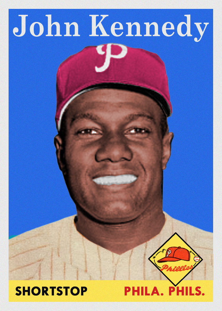 Bob Lemke's Blog: Phillies' pioneer John Kennedy now has a card