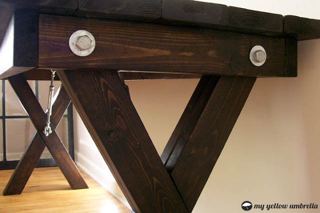 DIY X-Desk | Alina Sewing + Design Co.