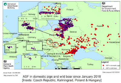 Avian Flu Diary: China MOA: ASF's Westward Expansion To Qinghai ...