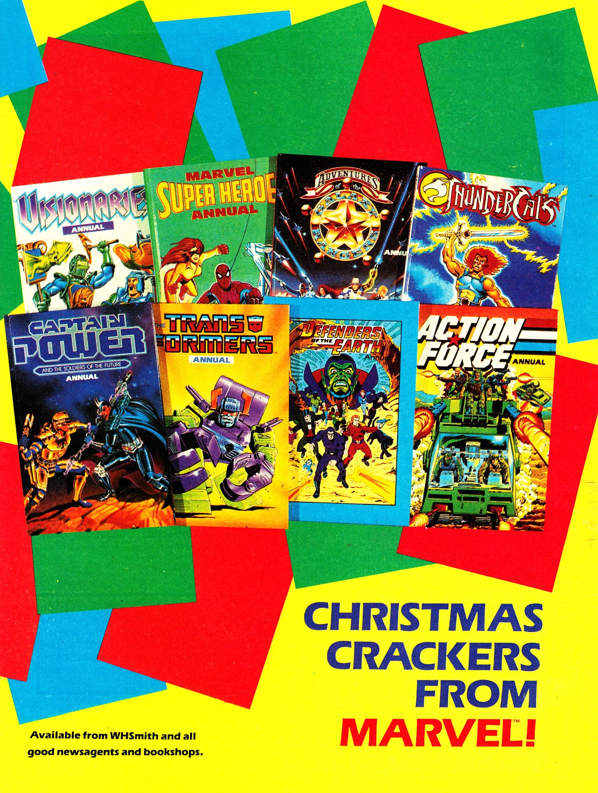 STARLOGGED - GEEK MEDIA AGAIN: 1988: MARVEL UK ANNUALS HOUSE AD