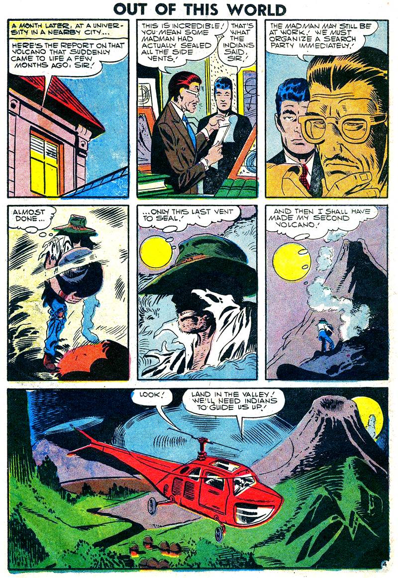 Ditko Comics: Unusual Tales - I Made A Volcano