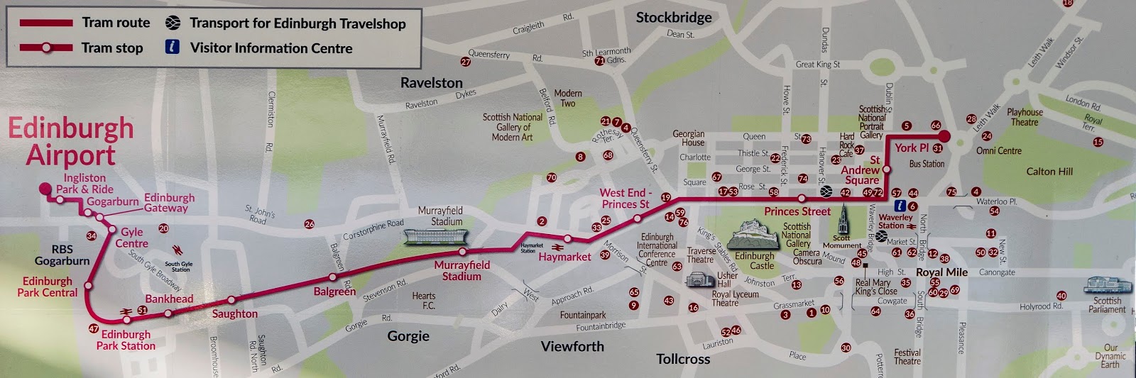 W-wa Jeziorki: Tram tips for Edinburgh