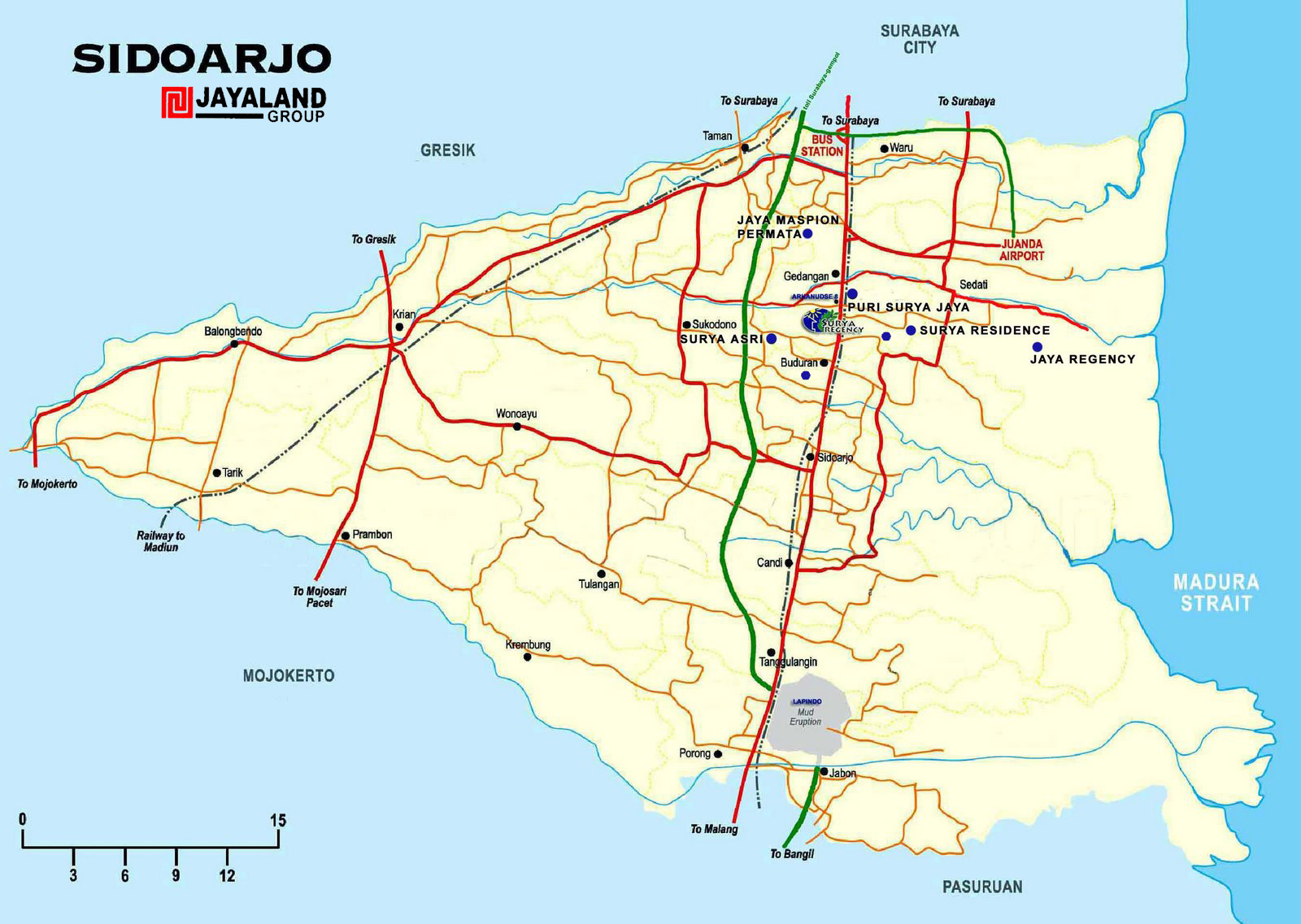 Jayaland group: Lokasi kami