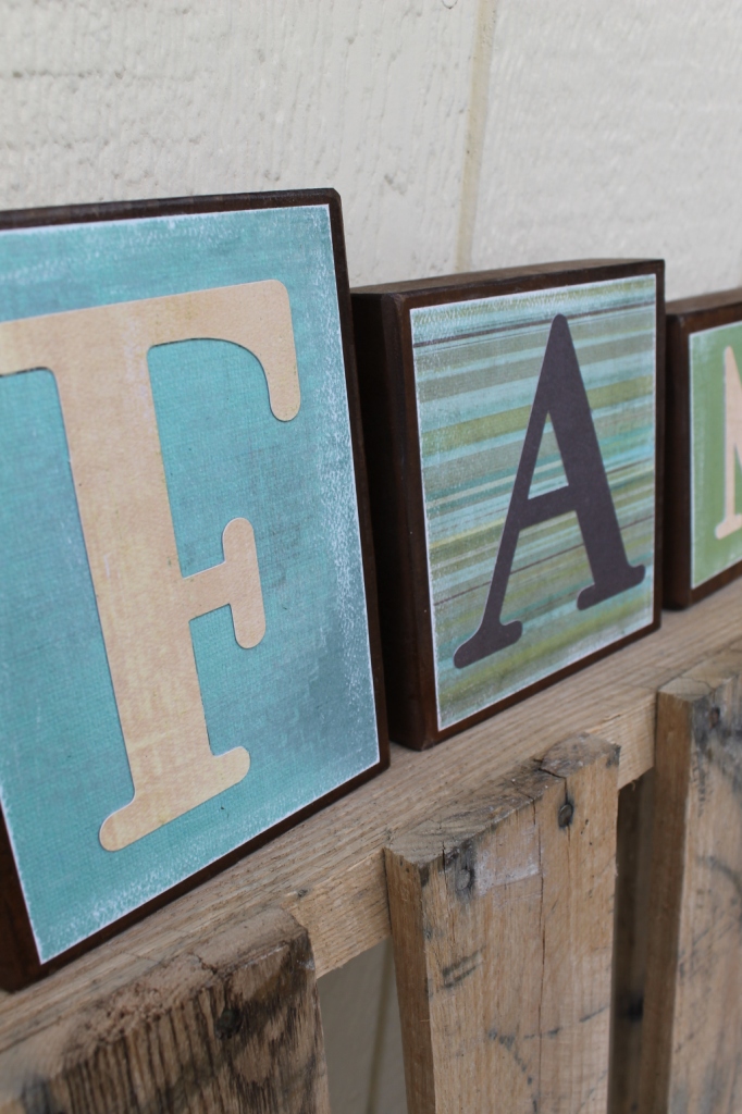 I Want That! Crafts: Customizable FAMILY Wood Blocks