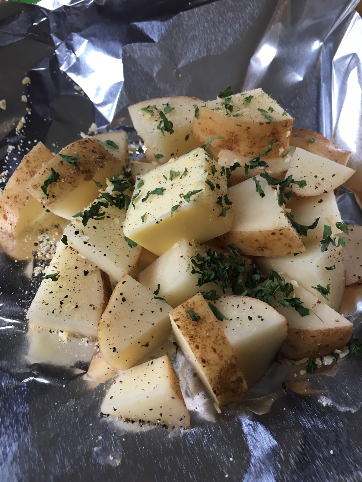 Stephanie Cooks: Grilled Potato Packets