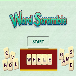 Word Scramble (Fun Educational English Game)