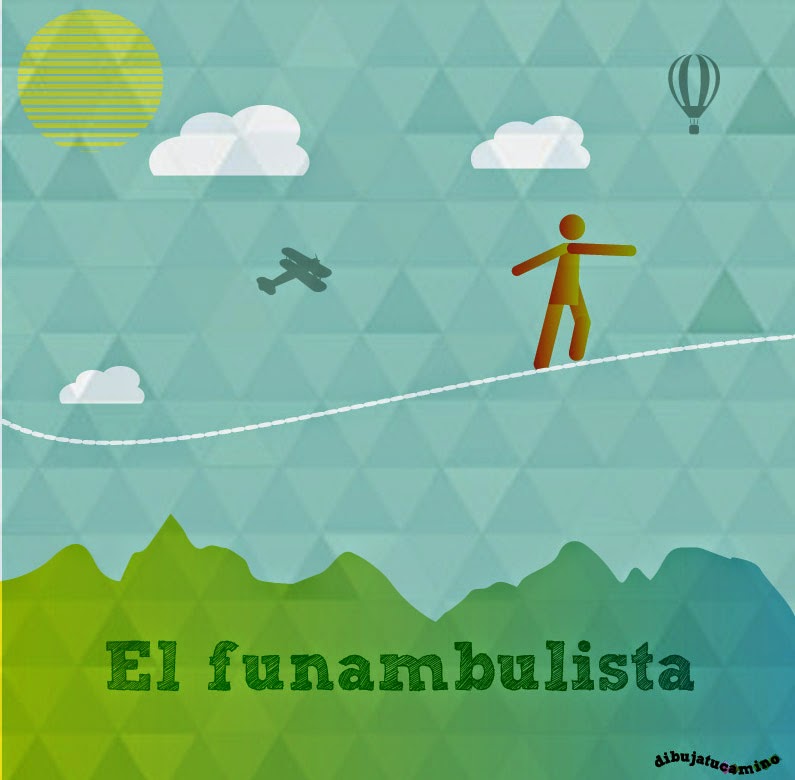 Blog Dibujatucamino. Coaching personal: El funambulista