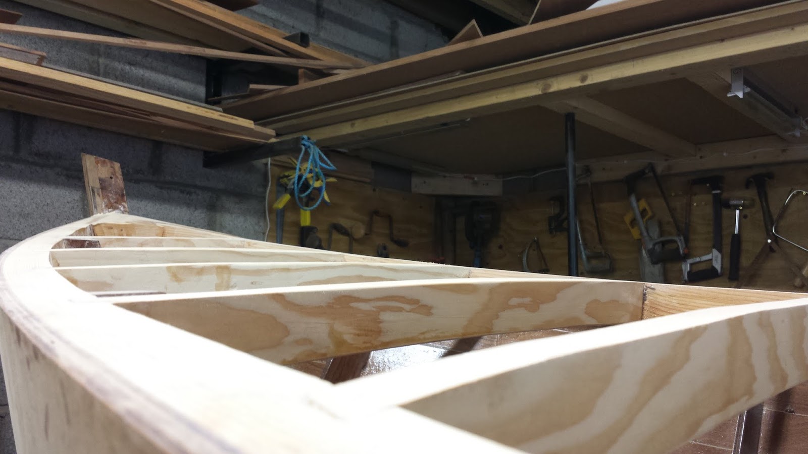 First time wooden boat builder - Somes Sound 12 1/2: Deck Beams & Stringers