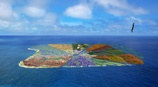 An Island made of Plastic bottles - The English Language Corner
