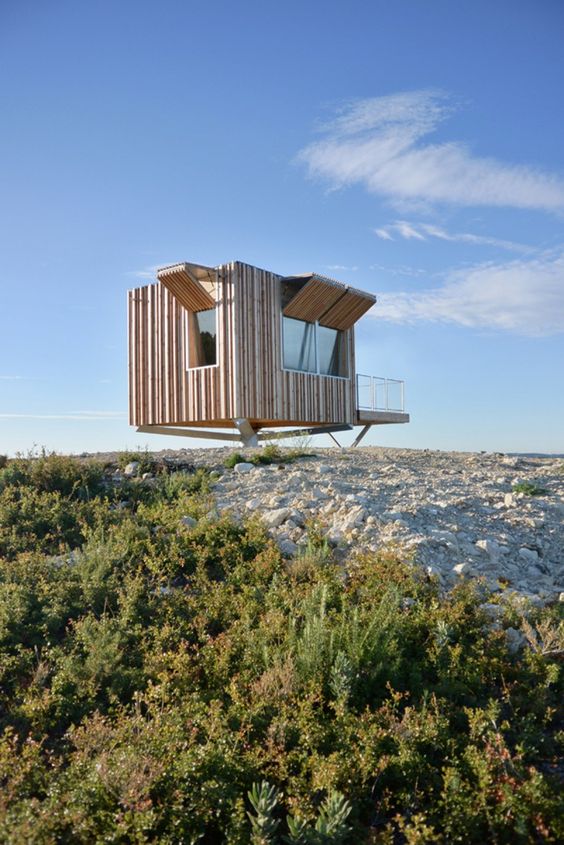 11 ideias de casas elevadas do chão