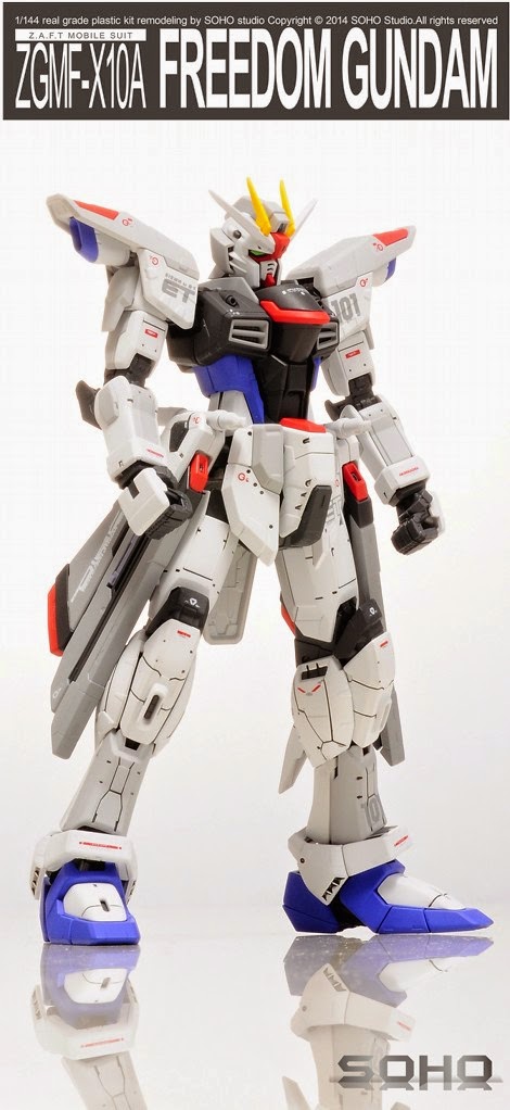 GUNDAM GUY: RG 1/144 Freedom Gundam - Painted Build