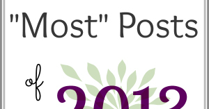 A Slice of Smith Life: My "Most" Posts of 2013 {Link-Up}