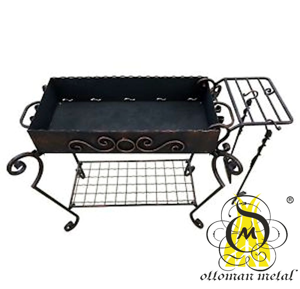 Wrought iron barbecue grill-Wrought iron metal Latvia