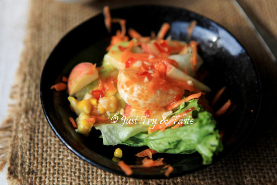 Resep Salad Sayur-Buah dengan Saus Thai | Just Try & Taste
