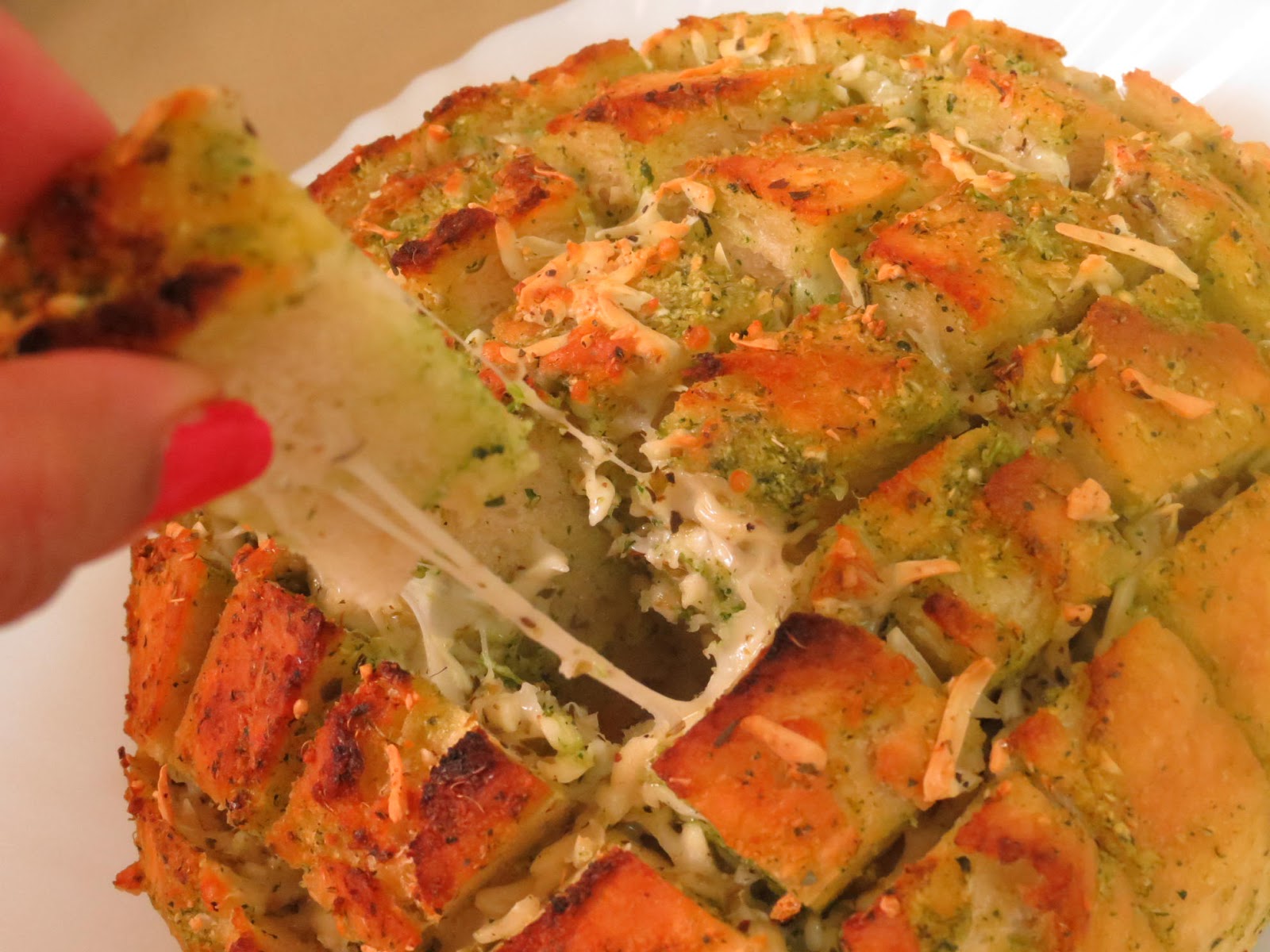 Mittu Cooking Love: Blooming Garlic Bread with Cheese
