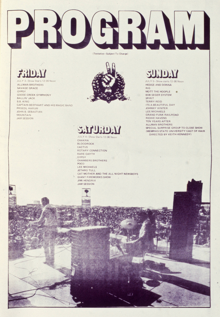 Amazing Vintage Photographs of the Atlanta International Pop Festival ...