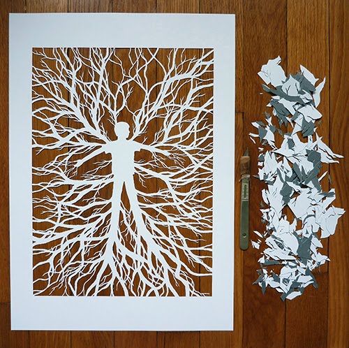Simply Creative: Julene Harrison's Papercut Portraits
