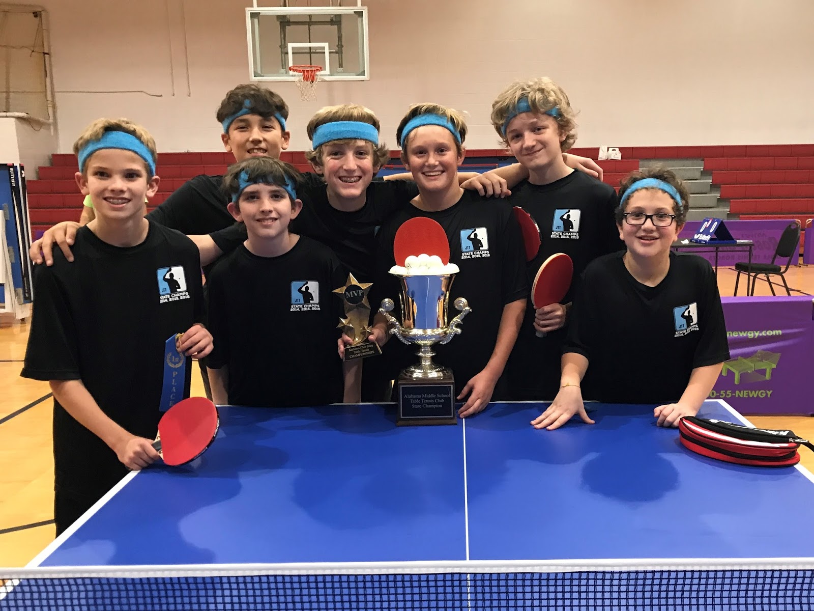 Table tennis champs -- again!