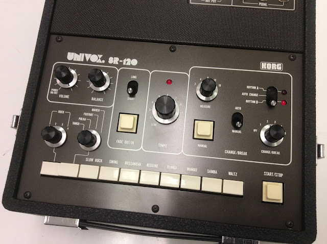 MATRIXSYNTH: Vintage Korg SR-120 Analog Drum Machine SN 771172