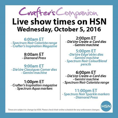 Kraft Paper Stamps: Crafter's Companion on HSN Oct 5th